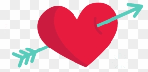 Corazón Flechado - Corazon Con Una Flecha - Free Transparent PNG ...