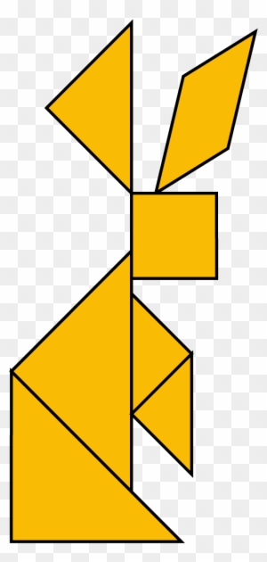 Tangram Rabbit - Tangram Bunny - Free Transparent PNG Clipart Images ...