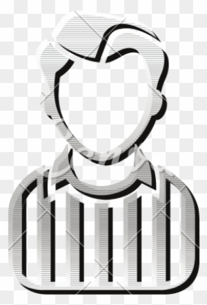 Metallic Icon Referee Avatar - Illustration - Free Transparent PNG ...