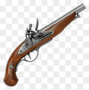 Flintlock Antique Pistol - Free Transparent PNG Clipart Images Download
