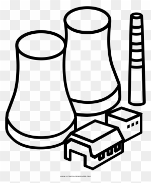 Power Plant Coloring Page - Powerplant Drawing - Free Transparent PNG ...