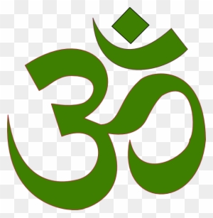 Om Symbol Green - Free Transparent PNG Clipart Images Download