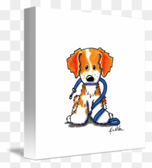 Brittany Spaniel By Kim Niles - Brittany - Free Transparent PNG Clipart ...