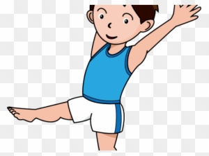 Gymnastics School Cliparts - Sliding Locomotor Movement Clipart - Free ...