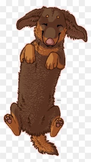 Vector Illustration Of Cartoon Wiener Dog Dachshund - Weiner Dog Clip ...