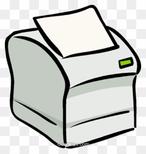 Computer Printer Royalty Free Vector Clip Art Illustration - Imagenes ...