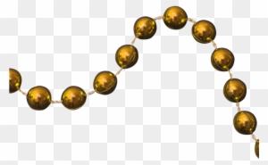 Light Clipart Gold String - Transparent Gold Beads Png - Free ...