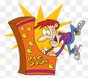 Vector Illustration Of Playing Pinball Machine Arcade - Chair - Free ...