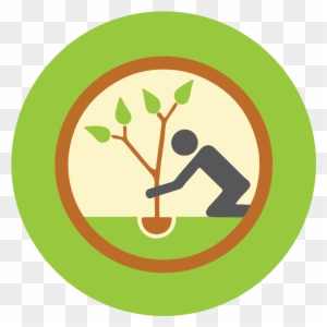 Grow More Trees Clipart Color