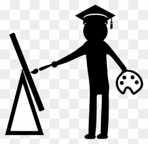 Classes De Pintura - Siluetas De Personas Pintando Png - Free ...