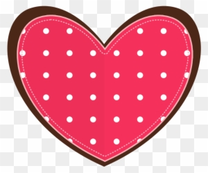 Polka Dot Heart Clipart - Free Transparent PNG Clipart Images Download