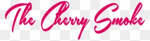 The Cherry Smoke - Calligraphy - Free Transparent PNG Clipart Images ...