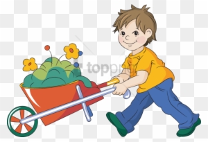 Kids Helping Cartoon - Free Transparent PNG Clipart Images Download