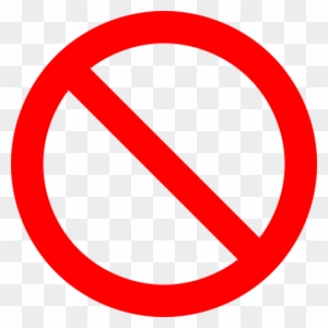 Opt-out Fee - Not Allowed Sign - Free Transparent PNG Clipart Images ...