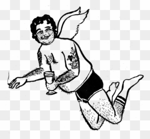 Cherubesque - Beer Cherub - Free Transparent PNG Clipart Images Download