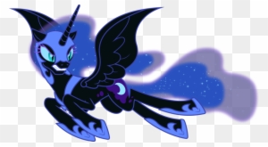 800 X 441 1 - My Little Pony Flying Nightmare Moon - Free Transparent ...