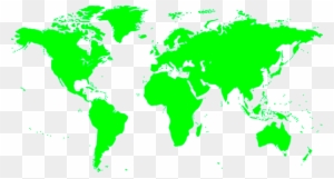 World Map Vector Green - Free Transparent PNG Clipart Images Download