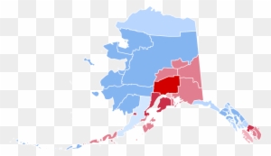Alaska Clipart Map - Alaska County Election Results - Free Transparent ...