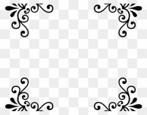 Kerawang Border Vector Clipart