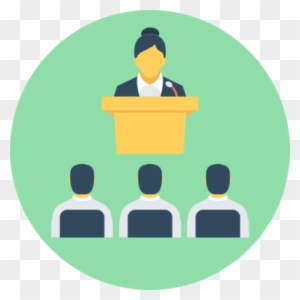 Chairman, Chairman, Conference Icon With Png And Vector - Green Down ...