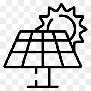 Solar Panel Clipart Black And White