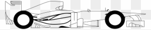 F1 Car Side Drawing - Free Transparent PNG Clipart Images Download
