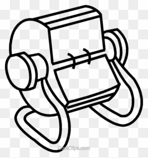 Rolodex Royalty Free Vector Clip Art Illustration - Rolodex ...