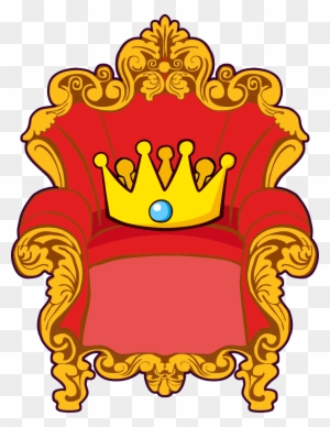 Visual Arts Throne Cartoon Clip Art - Cartoon Crown And Throne - Free ...