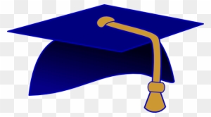 Navy Blue Graduation Cap Clipart - Free Transparent PNG Clipart Images ...