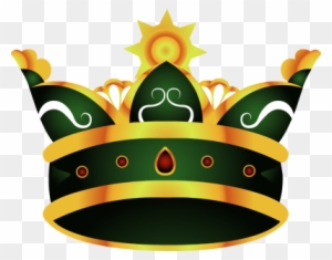 Royal Clipart - Green And Yellow Crown - Free Transparent PNG Clipart ...