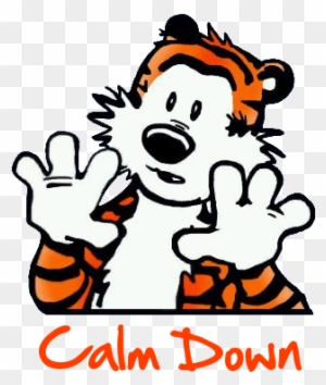 Calm Down Clip Art