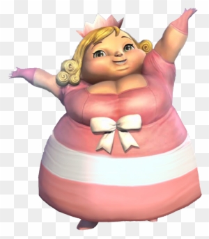Fat - Fat Princess Playstation All Stars - Free Transparent PNG Clipart ...