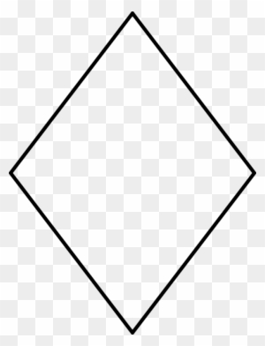 Diamond Shape Clip Art - Polygon With 4 Sides - Free Transparent PNG ...