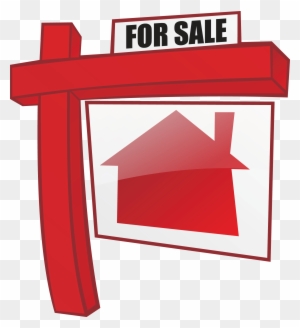 Selling Agent - Cartoon Real Estate Sign - Free Transparent PNG Clipart ...
