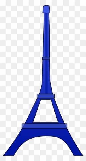 Blue Eiffel Tower Png