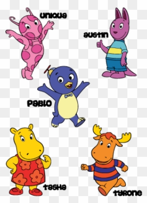 Backyardigans Color Logo Vector - Backyardigans And Their Names - Free ...