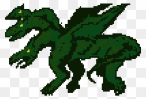 Hydra Iii - Pixel Art Hydra - Free Transparent PNG Clipart Images Download