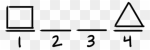 Four Horizontal Bars Are Numbered From Left To Right - Four Horizontal ...