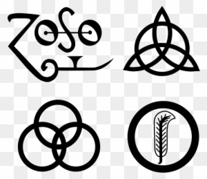 Led Zeppelin Logo Png - Led Zeppelin Symbols - Free Transparent PNG ...