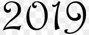 2019 Year Png Images Free Download - Calligraphy - Free Transparent PNG ...