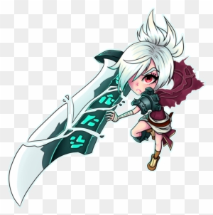 Riven League Of Legends - Riven Chibi - Free Transparent PNG Clipart ...