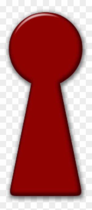 Pencil And In Color - Red Key Hole - Free Transparent PNG Clipart ...