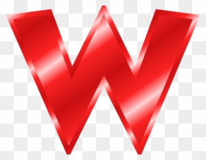 Letter W Red Png - Free Transparent PNG Clipart Images Download