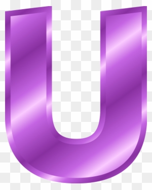 The Letter U In Purple