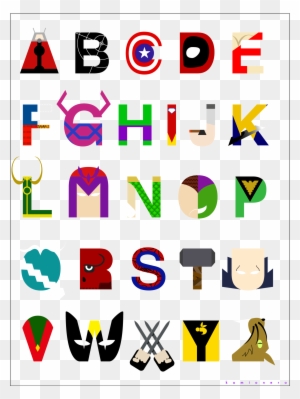 Marvel Alphabet By Kamionero Marvel Alphabet By Kamionero - Marvel ...