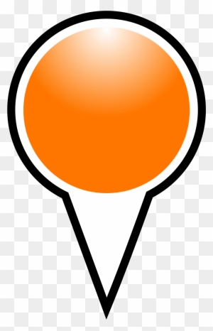 Orange Pin - Google Map Pin Orange - Free Transparent PNG Clipart ...