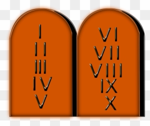 Ten Commandments By Siervo P6oknj Clipart - Graphic Design - Free ...
