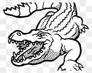 Alligator Clip Art Black And White, Transparent PNG Clipart Images Free ...