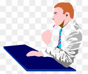 Thinking Man Image Gif - Free Transparent PNG Clipart Images Download