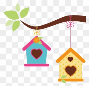 Bird House Garden Clip Art - House Bird Clipart - Free Transparent PNG ...